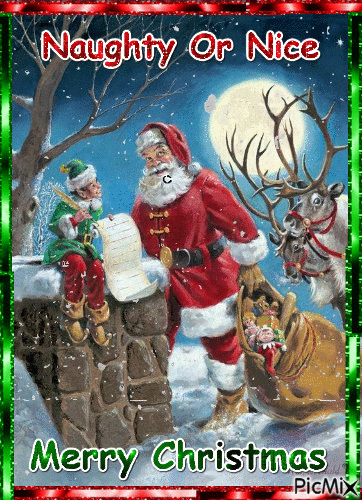 Naughty Or Nice, Merry Christmas Pictures, Photos, and Images for ...
