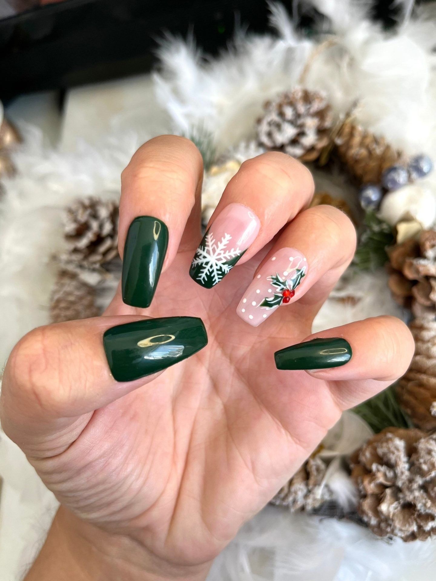 Christmas Hollyberry Nails Pictures, Photos, and Images for Facebook ...