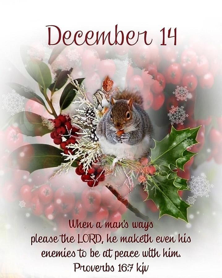 December 14 Via Proverbs 16:7 Pictures, Photos, and Images for Facebook ...