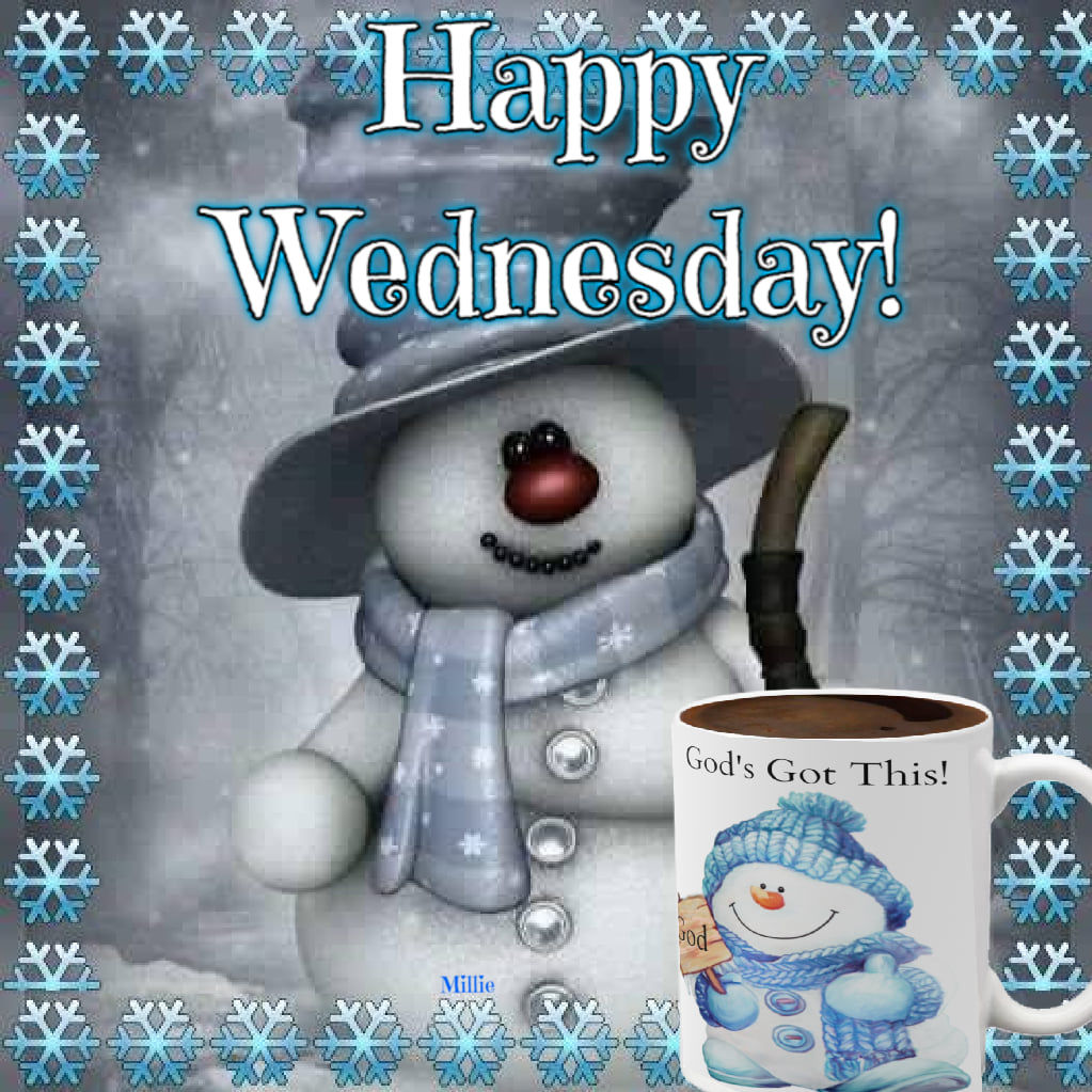 Snowman And Coffee - Happy Wednesday! Pictures, Photos, and Images for ...