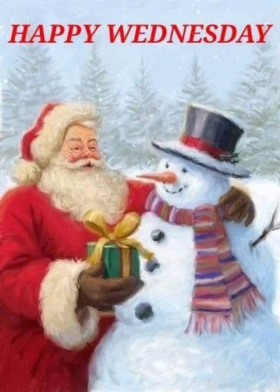 Santa And Snowman - Happy Wednesday Pictures, Photos, and Images for Facebook, Tumblr, Pinterest ...