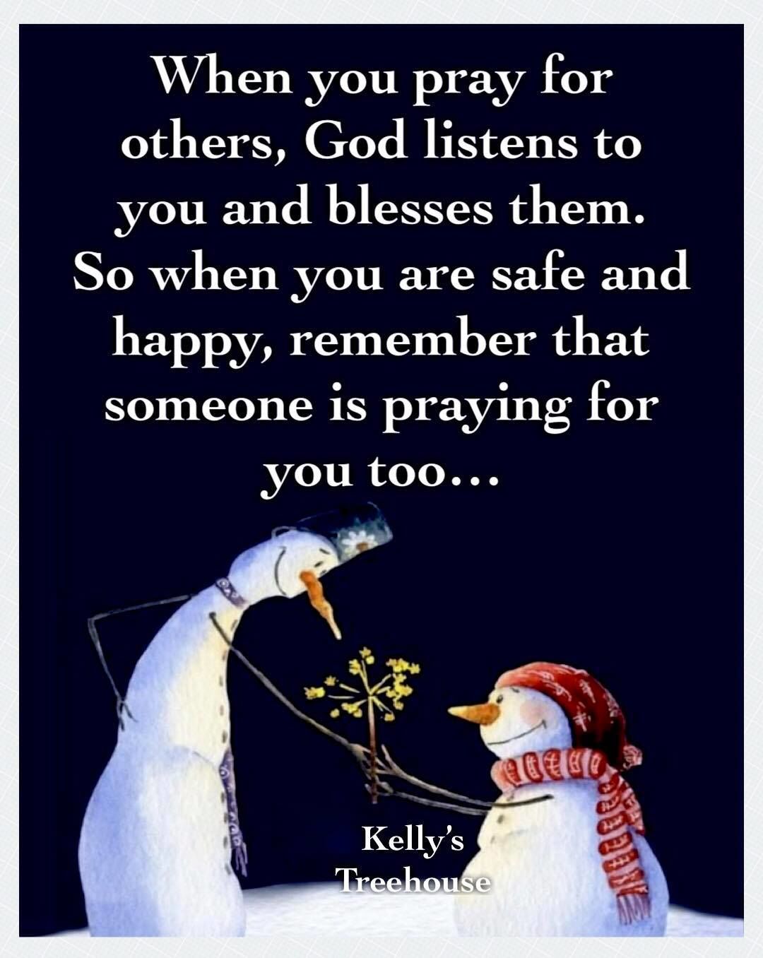 When You Pray For Other, God Listening To You And Blesses Them ...