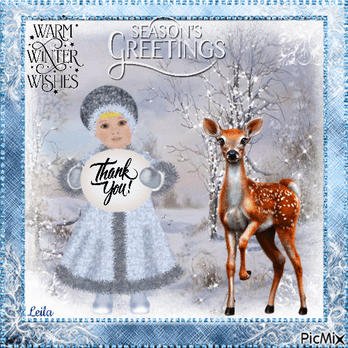 Warm Winter Wishes. Season's Greetings And Thank You Pictures, Photos ...