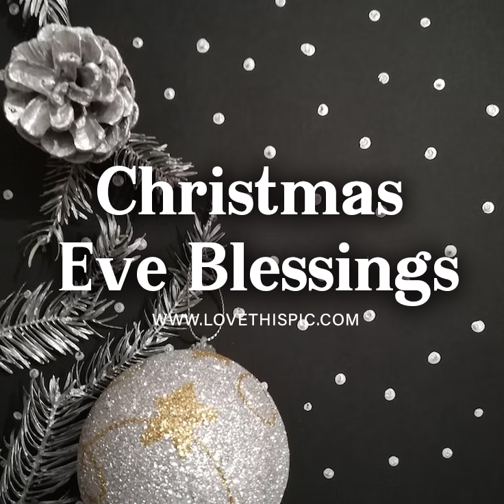 Silver Glitter Ornaments - Christmas Eve Blessings Pictures, Photos ...