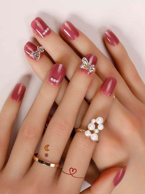 Pearl And Bow Nails Pictures, Photos, and Images for Facebook, Tumblr ...