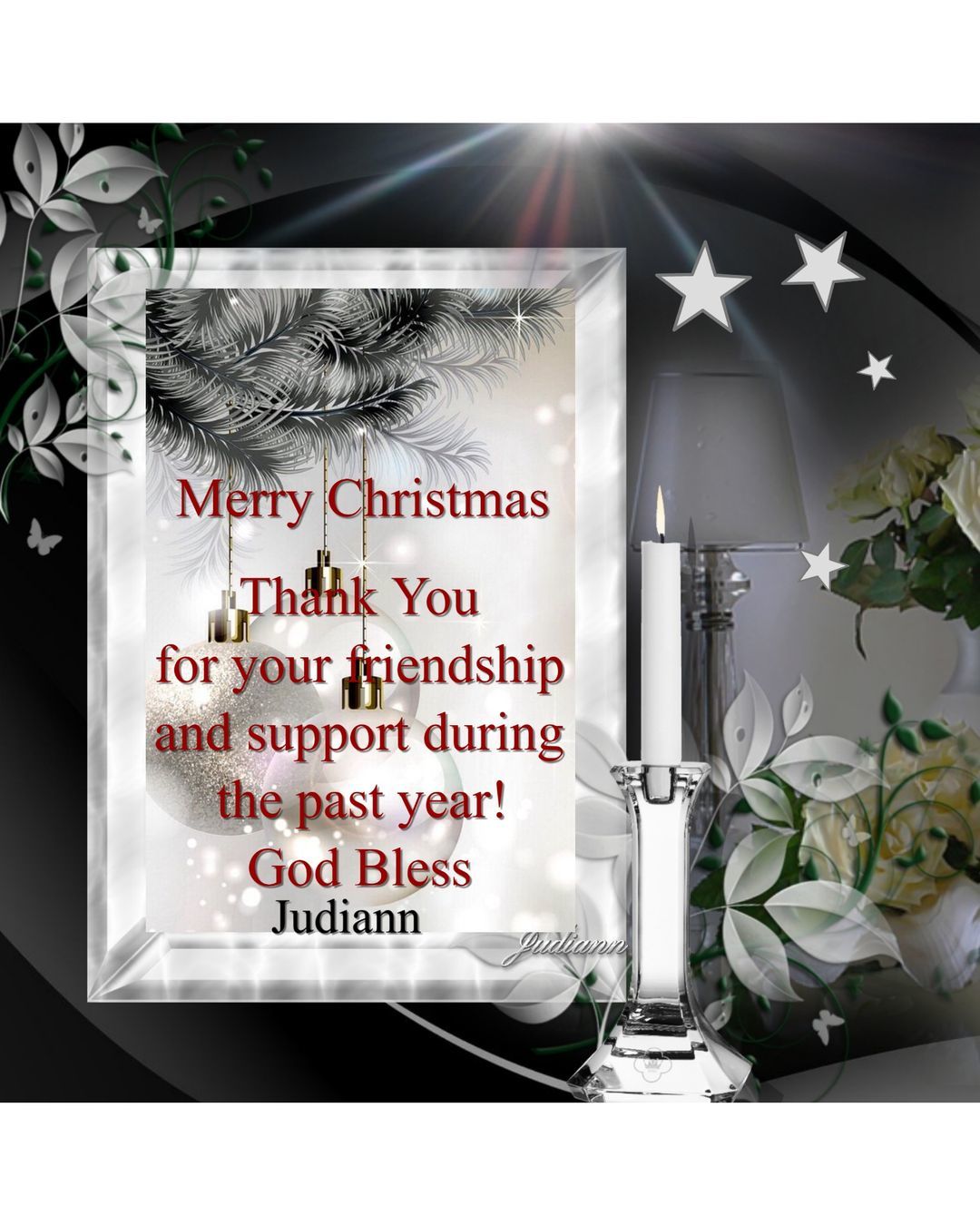 Merry Christmas. Thank You For Your Friendship And Support During The ...