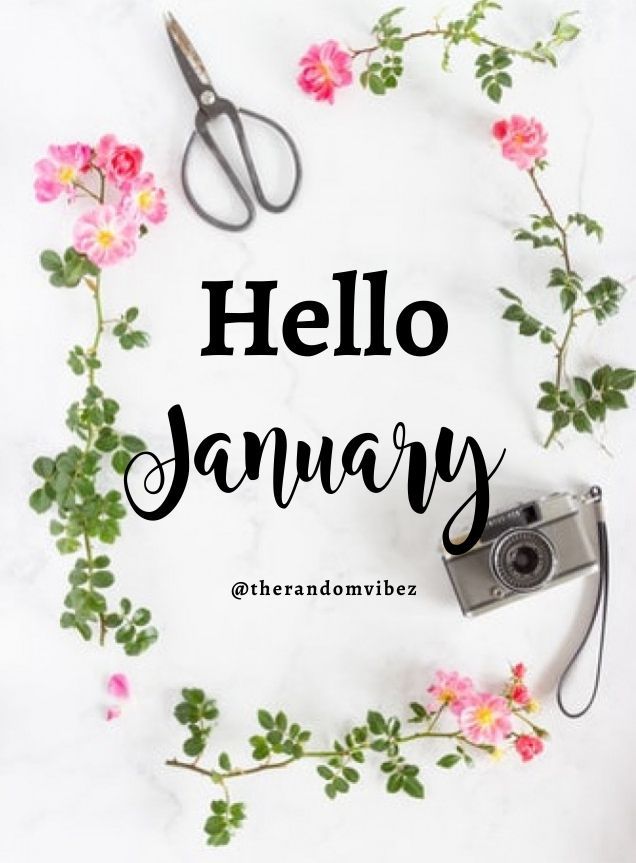 Floral Hello January Greeting Pictures, Photos, and Images for Facebook ...