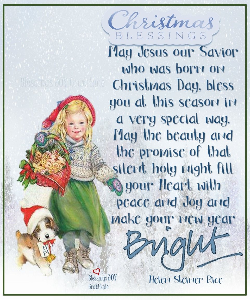 May Jesus Our Savior Who Was Born On Christmas Day, Bless You At This ...