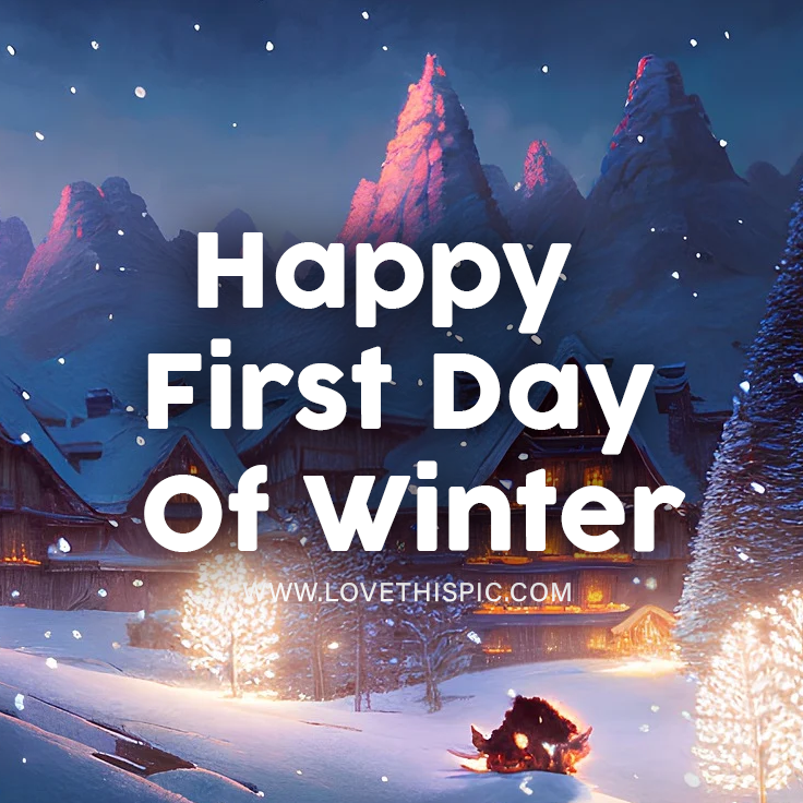 Winter Village - Happy First Day Of Winter Pictures, Photos, and Images ...