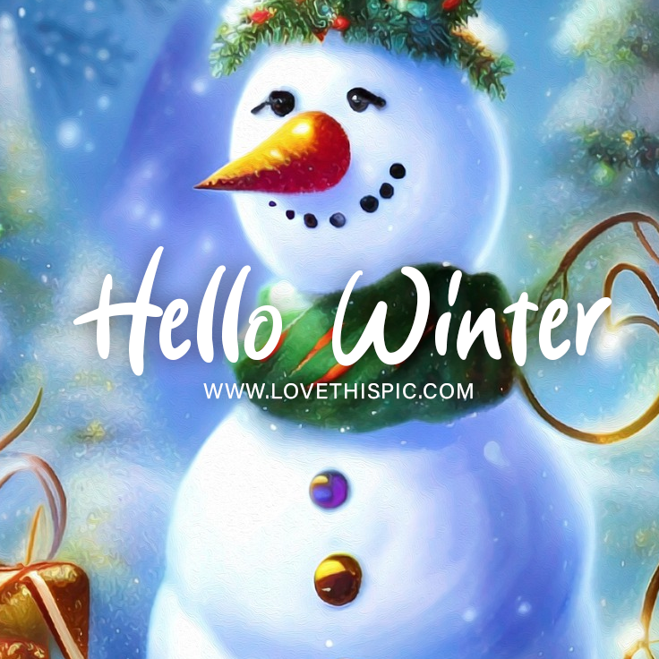 Smiling Snowman - Hello Winter Pictures, Photos, and Images for ...