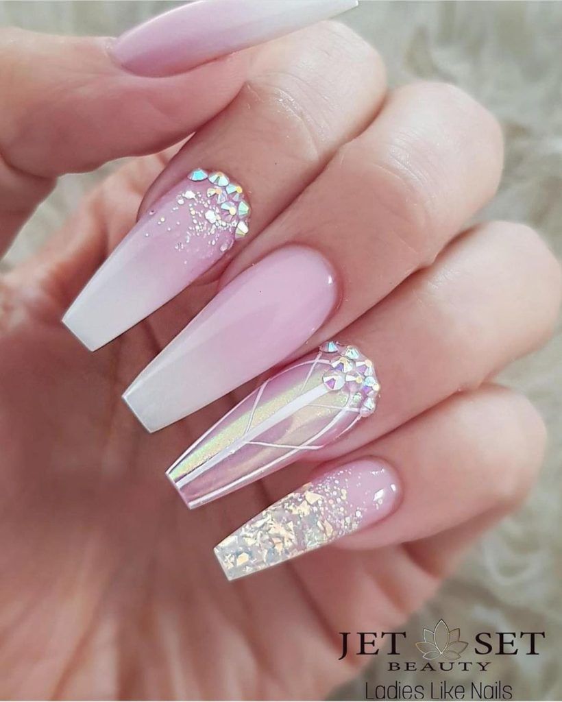 Fancy Pink Nails