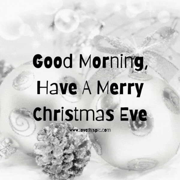 Silver Ornaments - Good Morning, Have A Merry Christmas Eve Pictures ...