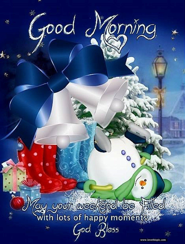 Falling Snowman - Good Morning, May Your Weekend Be Filled With Lots Of ...