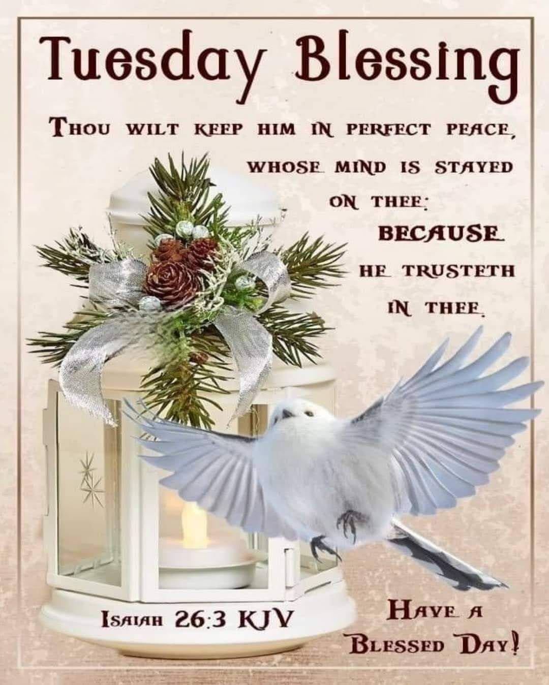 Tuesday Blessing Via Isaiah 26:3 Pictures, Photos, and Images for ...