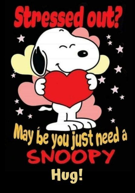 Stressed Out? May Be You Just Need A Snoopy Hug! Pictures, Photos, and Images for Facebook ...