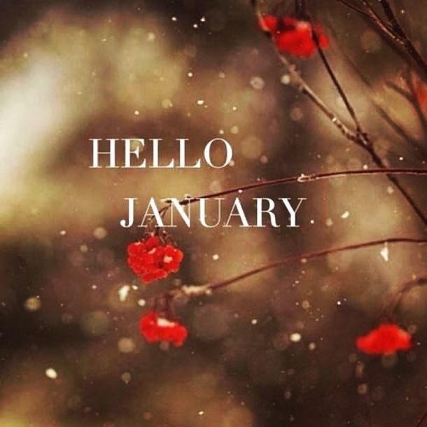 Red Flower Hello January Quote Pictures, Photos, and Images for ...