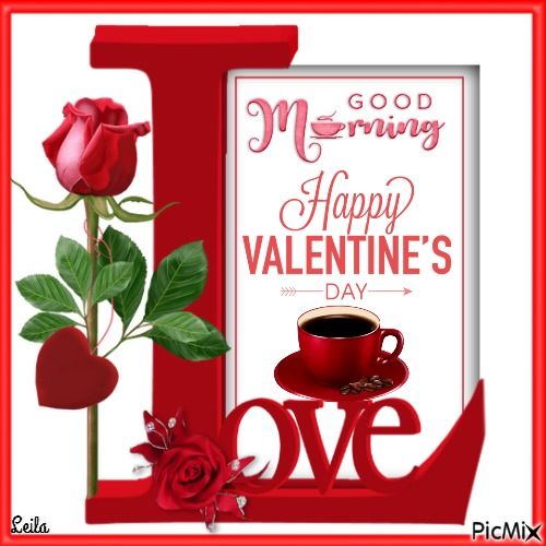 Good Morning, Happy Valentine's Day Love Gif Pictures, Photos, and ...