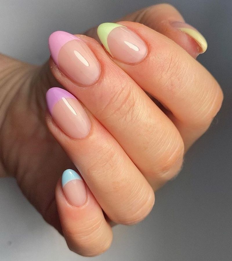 Short Pastel French Tips Pictures, Photos, and Images for Facebook ...