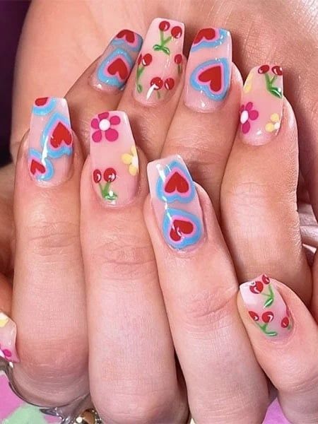 Bold Color Pop Nails Pictures, Photos, and Images for Facebook, Tumblr ...