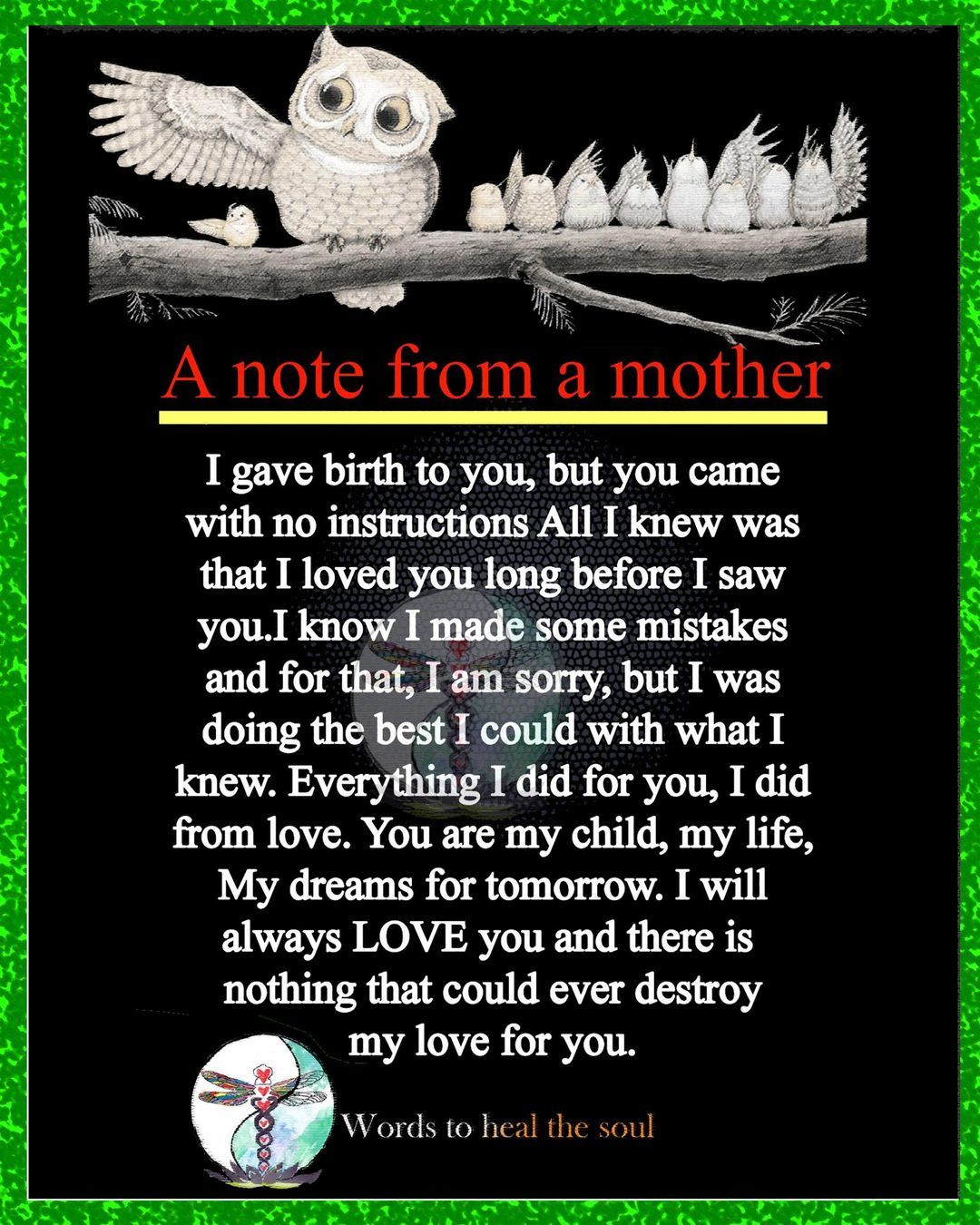 A Note From A Mother Pictures, Photos, and Images for Facebook, Tumblr ...
