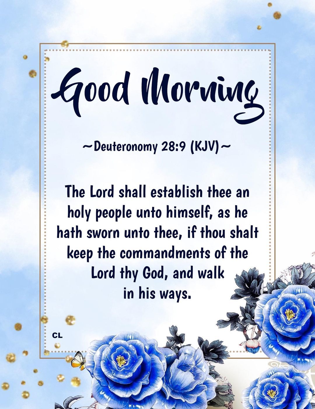 Good Morning Via Deuteronomy 28:9 Pictures, Photos, and Images for ...