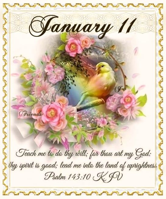 January 11 Via Psalm 143:10 Pictures, Photos, and Images for Facebook ...