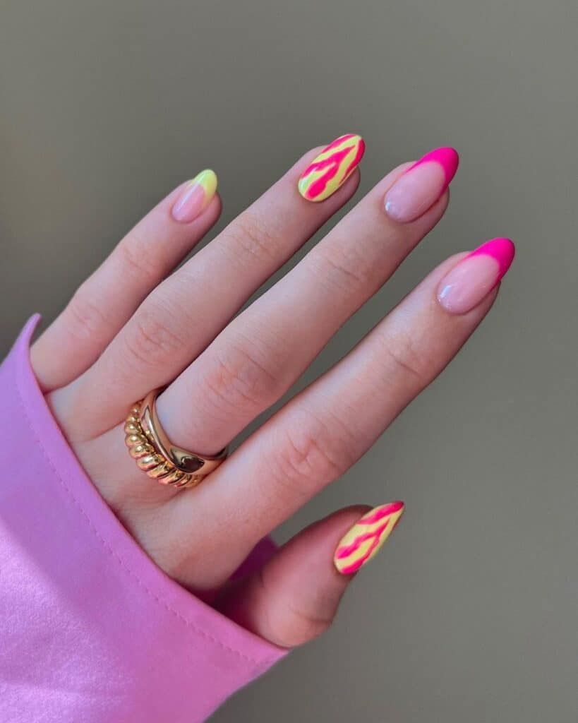 Lemonade And Pink Summer Nails Pictures, Photos, and Images for ...