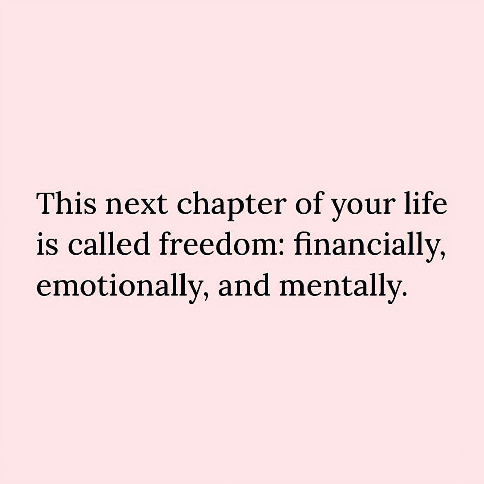 This Next Chapter Of Your Life Is Called Freedom. Pictures, Photos, and ...