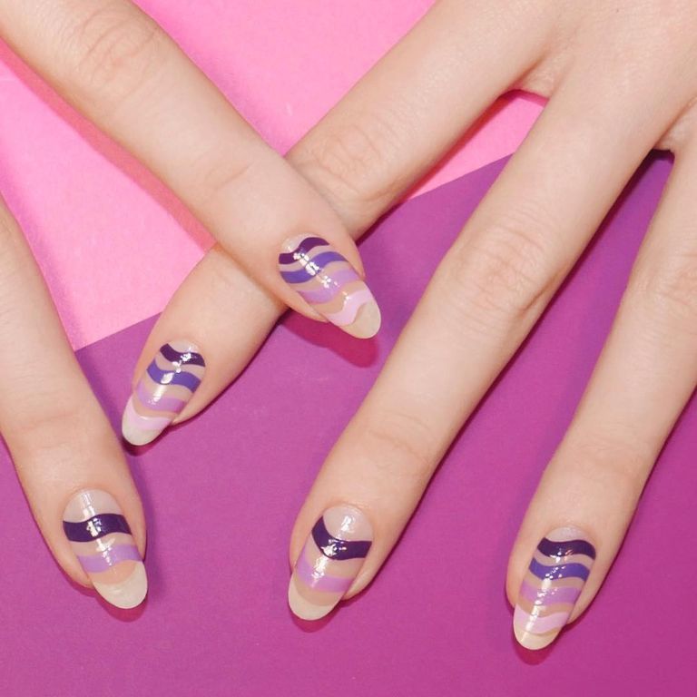 Purple Wavy Nails Pictures, Photos, and Images for Facebook, Tumblr ...