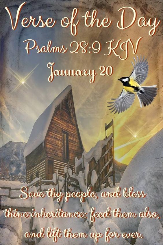 January 20 Verse Of The Day From Psalms 28:9 KJV Pictures, Photos, and Images for Facebook ...