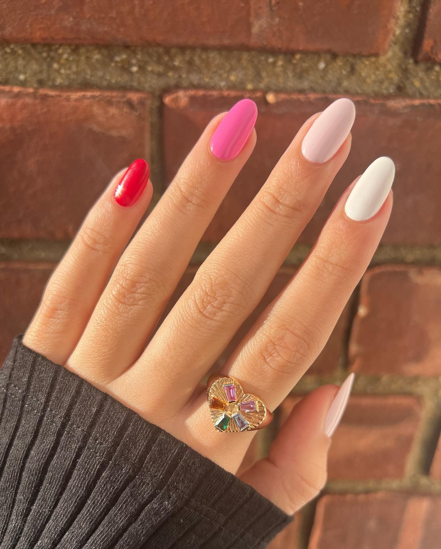 White, Pink And Red Nails Pictures, Photos, and Images for Facebook ...