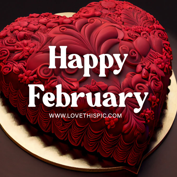February Birthday Cake