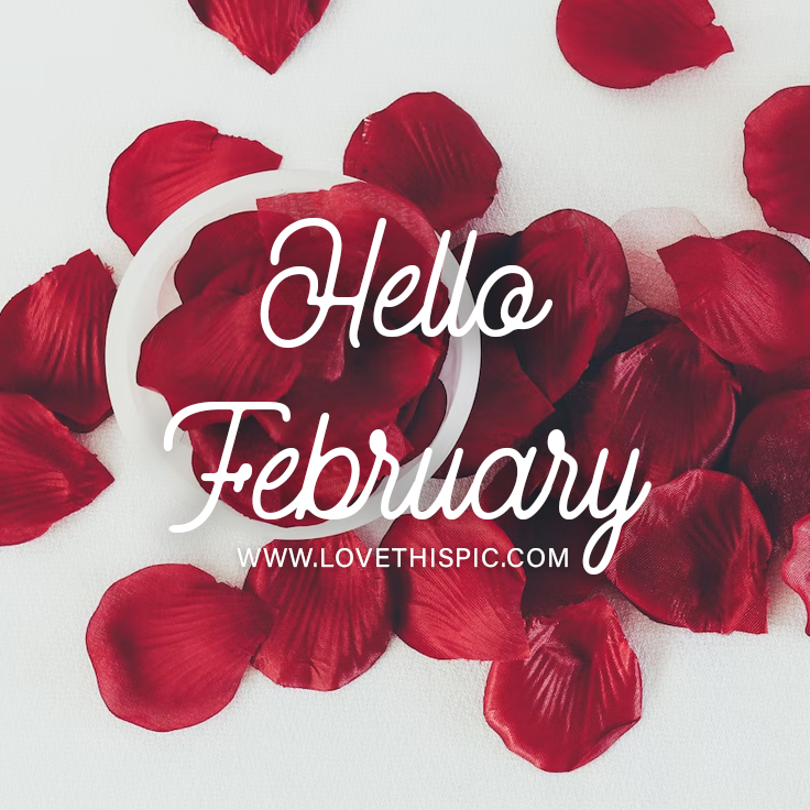 Red Petals Hello February Pictures, Photos, and Images for Facebook ...
