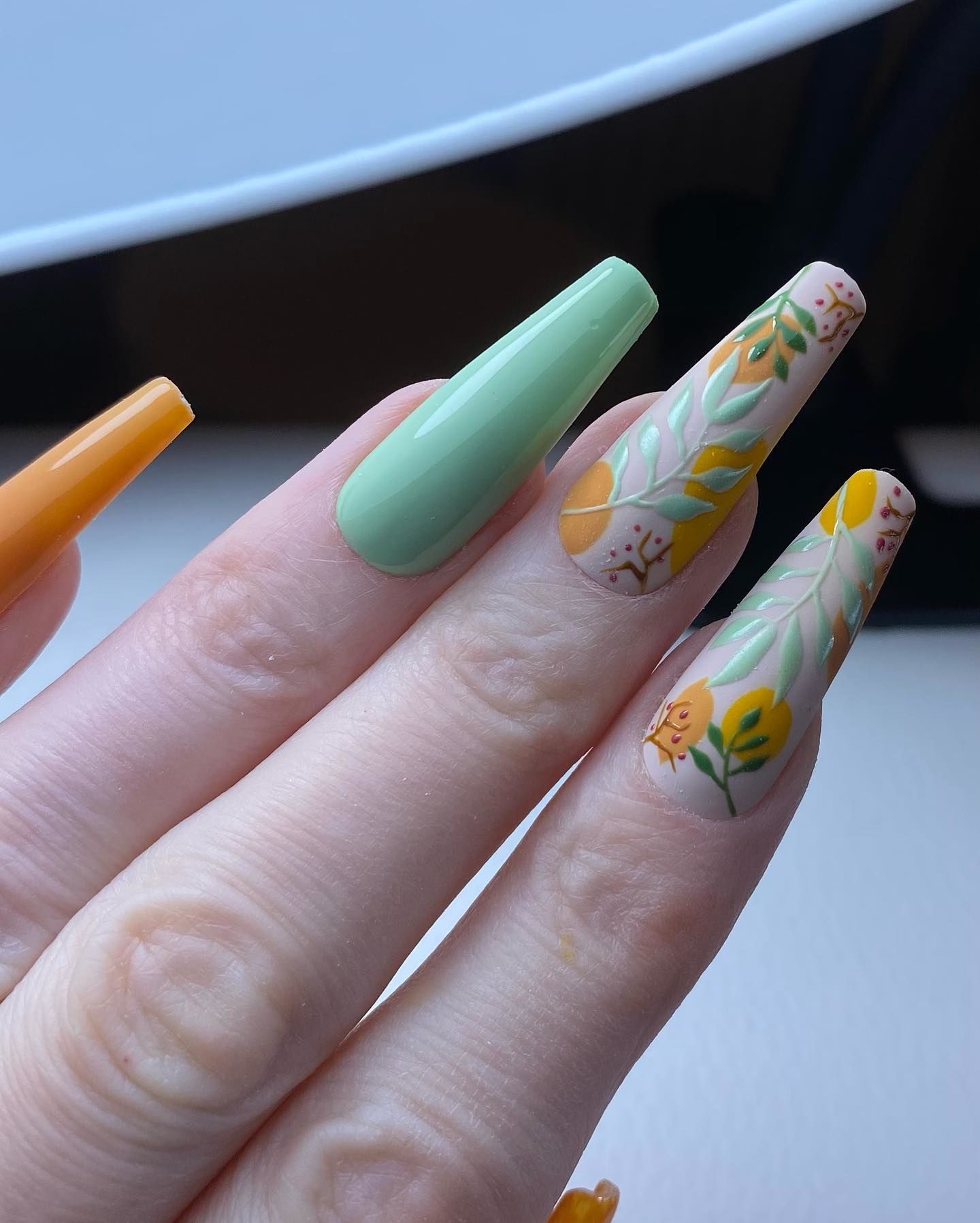 Long Lemon Nails Pictures, Photos, and Images for Facebook, Tumblr ...