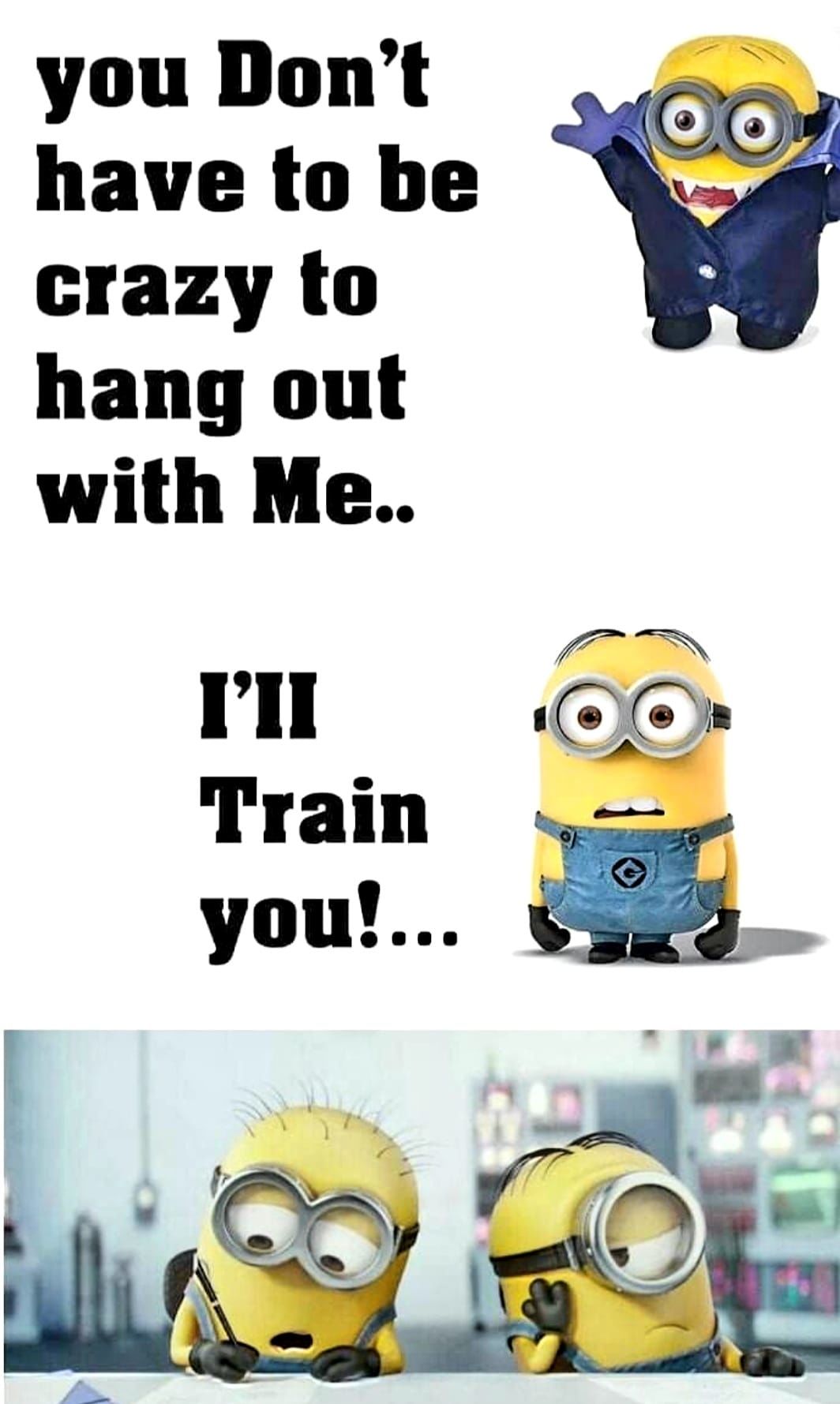 You Don't Have To Be Crazy To Hang Out With Me Pictures, Photos, and ...