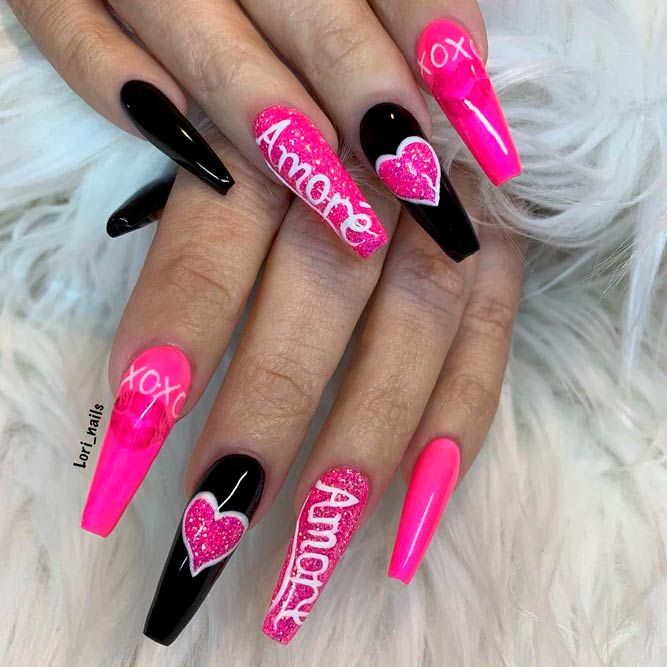 Long Pink Amore Nails Pictures, Photos, and Images for Facebook, Tumblr ...