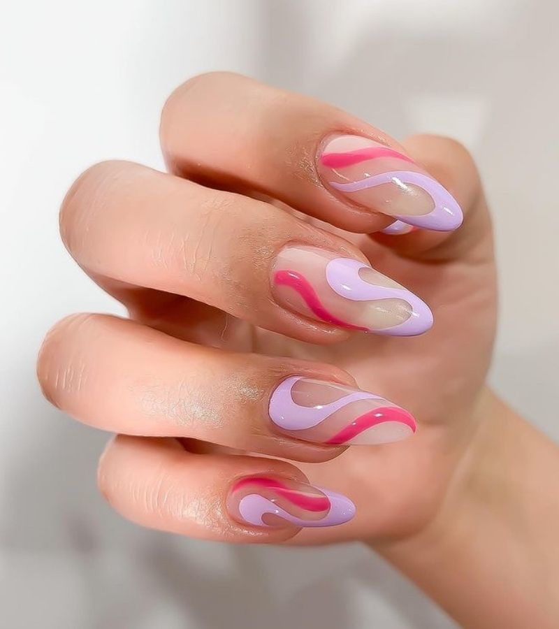 V-Day Swirl Nails Pictures, Photos, and Images for Facebook, Tumblr ...