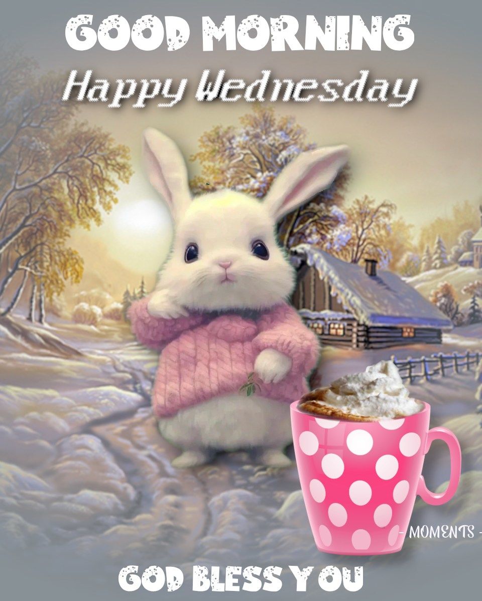 Bunny And Coffee - Good Morning, Happy Wednesday Pictures, Photos, and ...