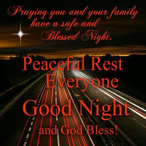 Peaceful Rest Everyone. Good Night And God Bless! Pictures, Photos, and ...