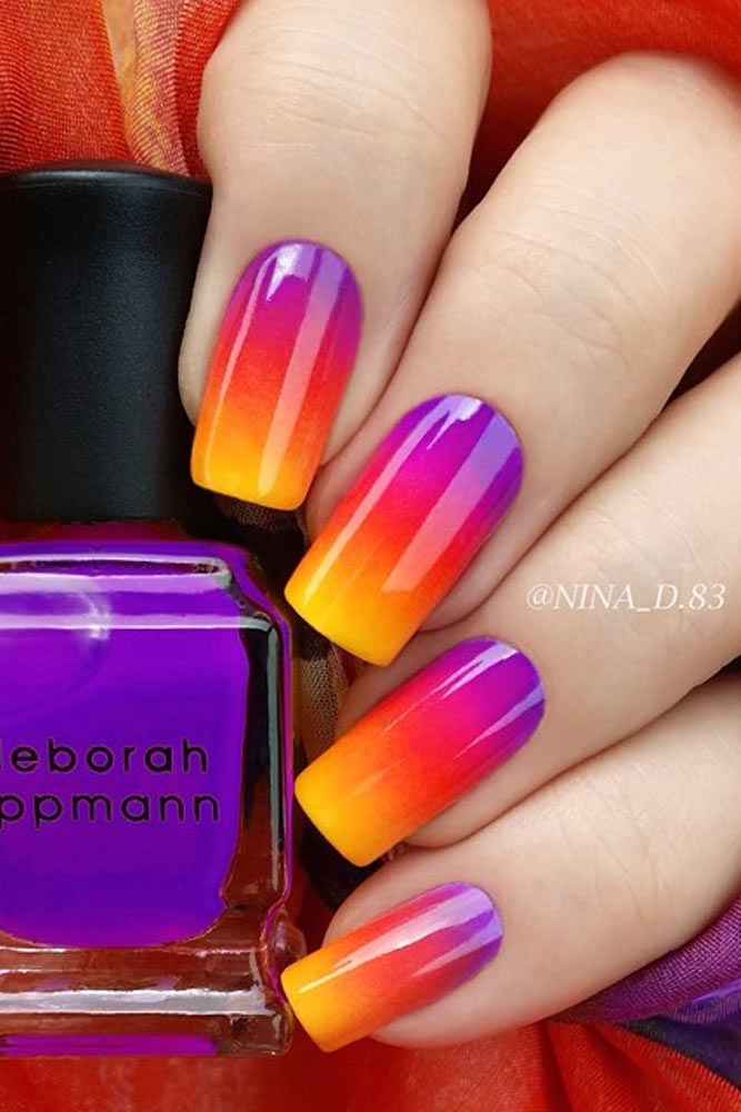 Summer Sunset Ombre Nails Pictures, Photos, and Images for Facebook ...