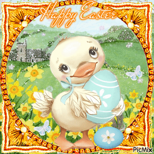 Happy Easter Duck With Easter Egg Pictures, Photos, and Images for Facebook, Tumblr, Pinterest ...