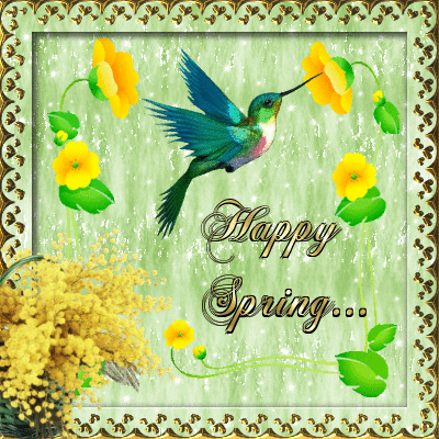 Hummingbird Happy Spring Gif Pictures, Photos, and Images for Facebook ...