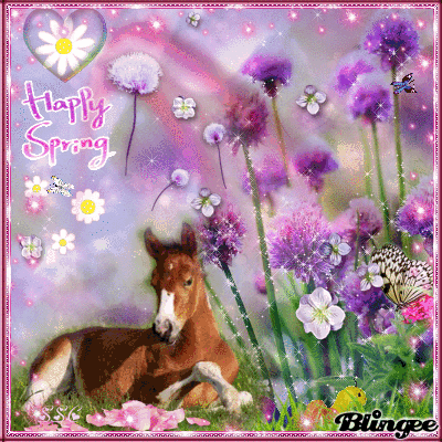 Happy Spring Gif With Horse Pictures, Photos, and Images for Facebook ...