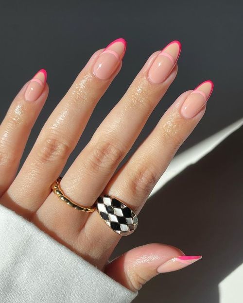 Negative Space Pink Pastel Nails Pictures, Photos, and Images for ...