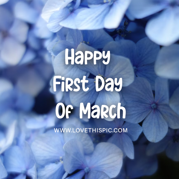 Powder Blue Flowers - Happy First Day Of March Pictures, Photos, and ...