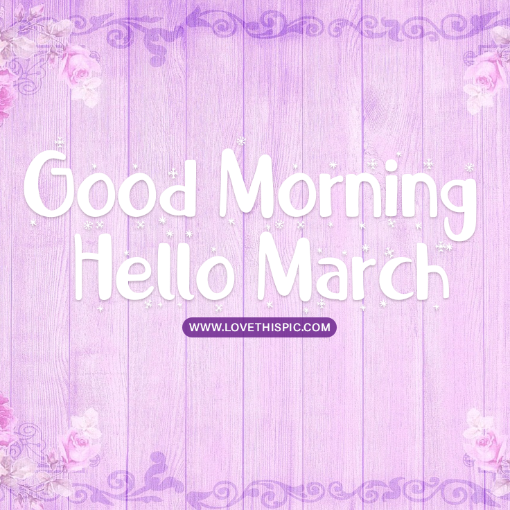 Lilac Background - Good Morning, Hello March Pictures, Photos, and ...