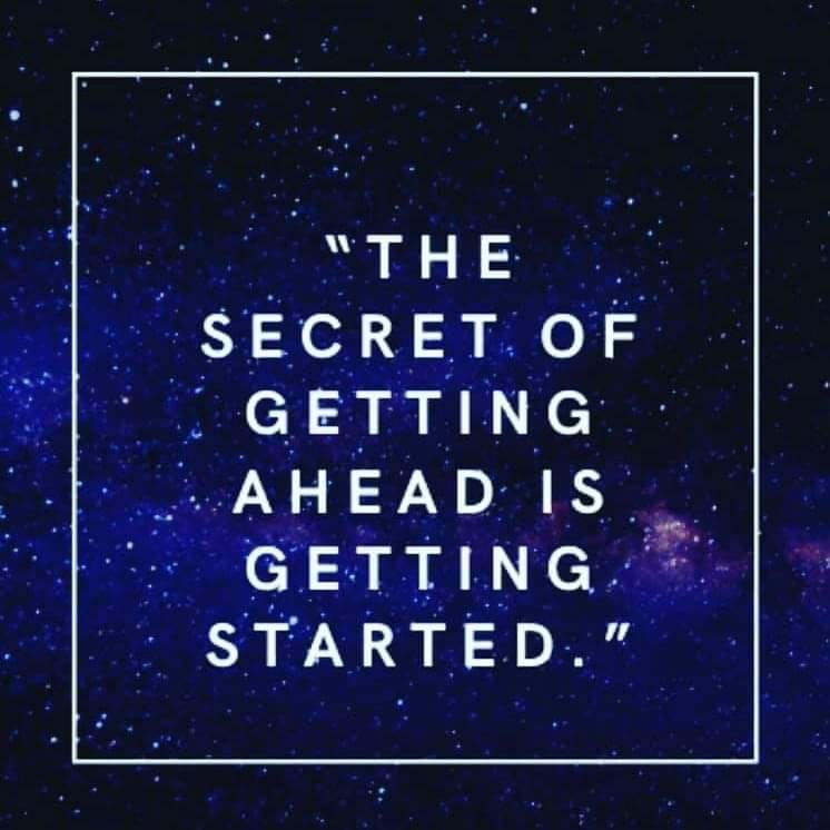 The Secret Of Getting Ahead Is Getting Started Pictures, Photos, and ...