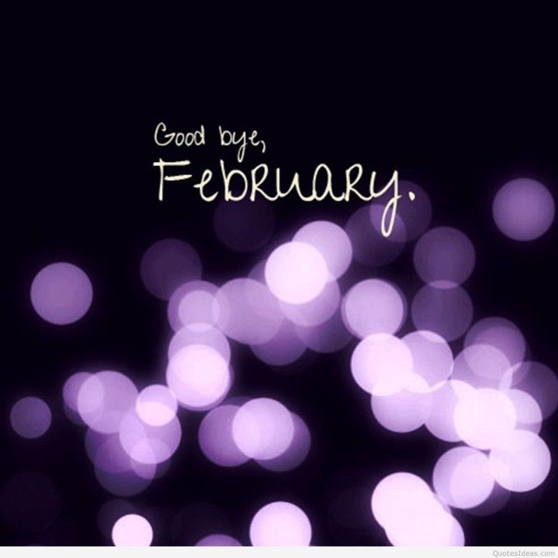Purple Bokeh Goodbye February Pictures, Photos, and Images for Facebook ...