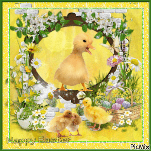 Happy Easter Chick Gif Pictures, Photos, and Images for Facebook ...