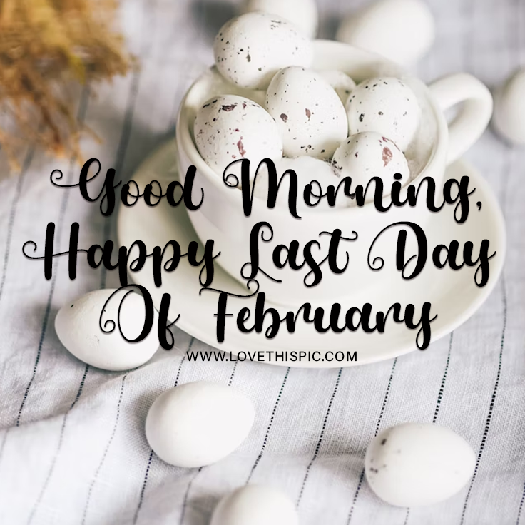 White Eggs In Cup - Good Morning, Happy Last Day Of February Pictures ...